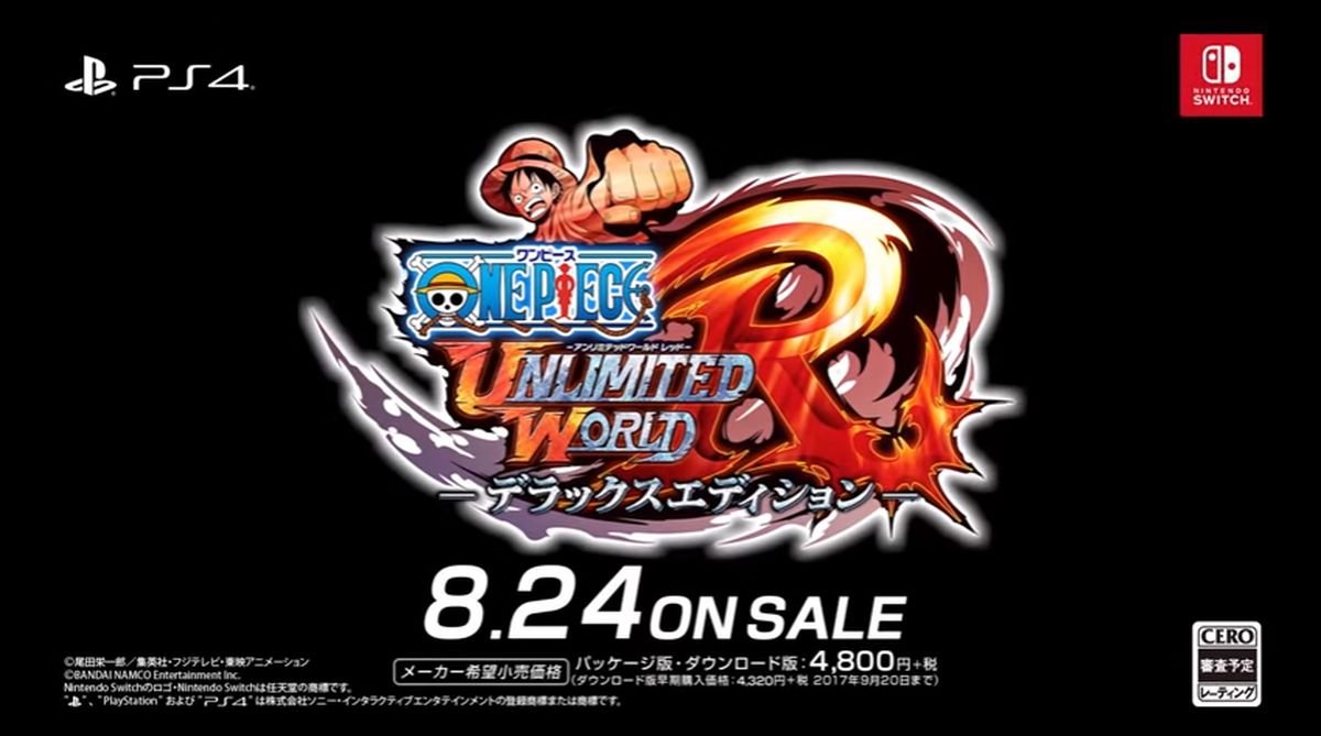 PS4/NS版《海賊王無限世界R 豪華版》發售日期決定！ - 香港手機遊戲網 GameApps.hk